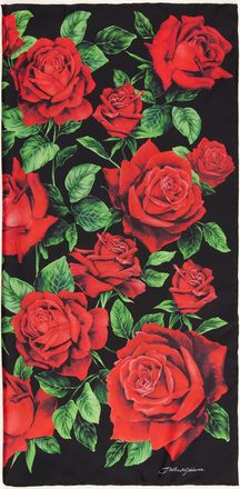 Dolce & Gabbana Seidentuch rot