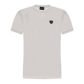 Emporio Armani Emporio Armani Ea7, Homme, Tops, Blanc, Taille: S T-shirt Stretch en Viscose