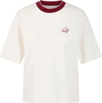 Marc Cain Klassisches T-Shirt - - Tops - Damen - Wei&szlig; - XS