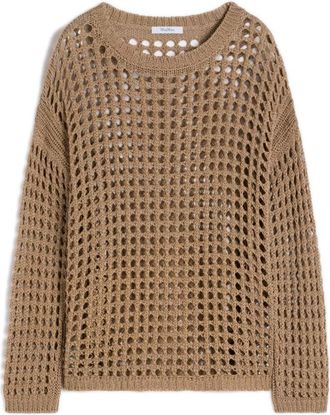 Max Mara Femme, Pulls, Brun, Taille: 38 FR Pull en maille de coton