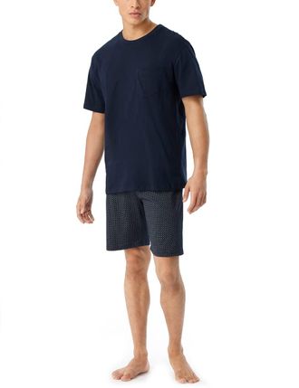 Schiesser Herren Schlafanzug kurz Rundhals - Nightwear Set