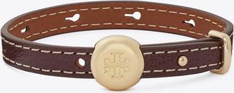 Tory Burch Icon Lederarmband