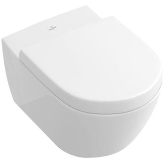 Villeroy & Boch Subway 2.0 WC-Becken Set sp&uuml;lrandlos DirectFlush und SupraFix 3.0 + Duroplast Softclose WC-Deckel mit QuickRelease (SetSubway2.0