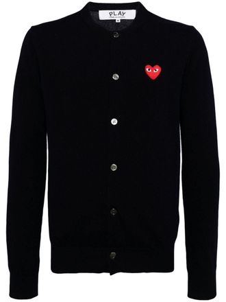 Comme Des Garçons cardigan en laine - Bleu