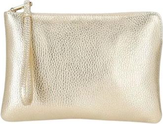 Coccinelle Femme, Sacs, Jaune, Taille: ONE Size Pochette en Cuir