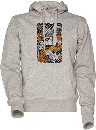 Vendax Gundam - Gundam Unisexe Homme Femme Sweat &Agrave; Capuche Sweat-Shirt Gris Mens Womens Hoodie Sweatshirt Grey