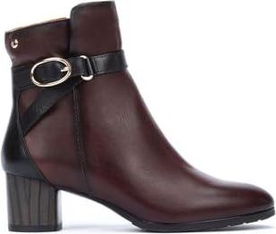 Pikolinos Bottines &agrave; Talon en Cuir CALAFAT pour Femme Colour CAOBA
