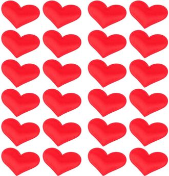 DOITOOL Toyvian 300st&uuml;cke Herzkonfetti Rot Valentinstag Tischdekoration Herzform Party Hochzeit Geburtstag Dekoaccessoires Ballonarrangement Valentinstagdekor