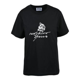 Moschino Jeans T-shirt - - Tops - Damen - Schwarzk - S