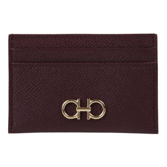 Ferragamo Porte-cartes Gancini - Femme - Accessoires - Violet - Taille: ONE Size