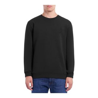 Dondup Rundhals-Sweatshirt mit gesticktem Stammeslogo - - Sweatshirts & Hoodies - Herren - Schwarzk - 2XL