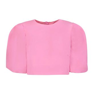 Msgm Cropped Blouse - - Blouses & Shirts - Damen - Rosa - S