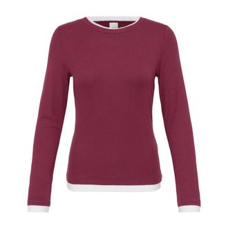 Ichi Ichi - Maille &agrave; col rond - Femme - Pulls - Violet - Taille: 38 FR