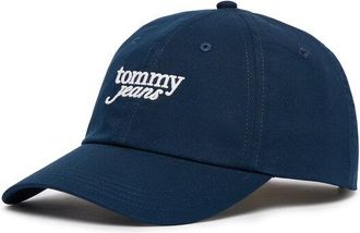 Tommy Jeans Cap Scri AW0AW18358 Dunkelblau