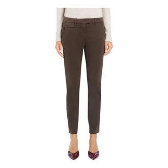 Dondup Femme, Pantalons, Brun, Taille: W28 Pantalon Chino Slim-fit