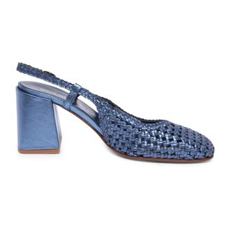 Pons Quintana Metallische Slingback-Schuhe Osaka Modell - - Shoes - Damen - Blau - 36 EU