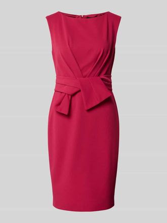 Vera Mont Knielanges Cocktailkleid mit Knotendetail
