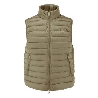 Bomboogie Homme, Vestes, Beige, Taille: S Gilet sans manches en nylon