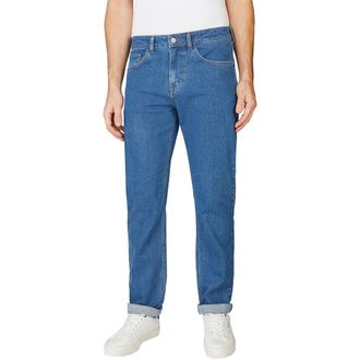Pepe Jeans London Herren Straight Jeans Cash Jeans, Blau (Denim-4CB), 34W / 34L