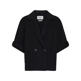 Max Mara Damen, M&auml;ntel, Schwarzk, XSGr&ouml;&szlig;e