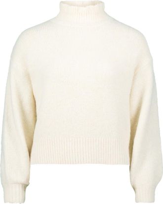 Zero Damen Pullover mit Ballonärmeln M, Eggnog