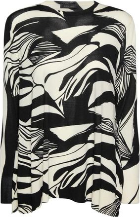 Elena Miro Femme, Pulls, Multicolore, Taille: 42 FR Maglia in misto viscosa dalla linea fluida