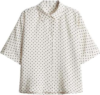 OPUS Tupfenbluse - - Blouses & Shirts - Damen - Mehrfarbig - XL