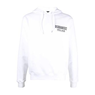 Dsquared2 Ceresio 9 Cool Hoodie - - Sweatshirts & Hoodies - Herren - Wei&szlig; - L