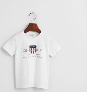 GANT Kinder Archive Shield T-Shirt (122/128) Weiß