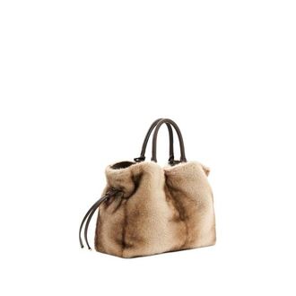 Guess Sac &agrave; main effet fourrure Mavis