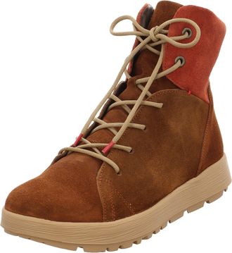 Think Think COMODA Damen nachhaltige Stiefelette, Schoko/Kombi 3010, 39.5 EU