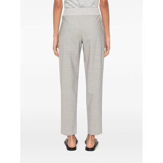PANICALE Knit Cashmere Trousers - Gray