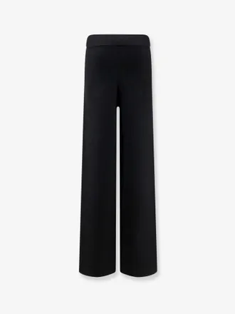 Hev&ograve; Womens Trousers Viscose Blend Black