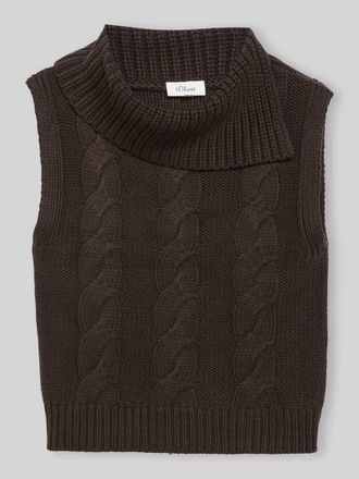 s.Oliver Red Label Pullover mit breitem Rollkragen