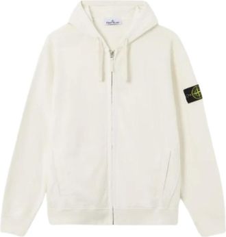 Stone Island Herren, Sweatshirts & Hoodies, Weiß, MGröße