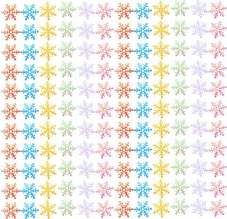 NUOBESTY 5000 St&uuml;ck Teiliges Schneeflocken konfetti Wei&szlig; f&uuml;r Weihnachtsdeko Basteln und Party Glitzerndes Streudeko Hochzeit Geburtstag Winterfeiern Handliche 