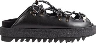 sacai Femme, Chaussures, Noir, Taille: 37 EU Treck Slides