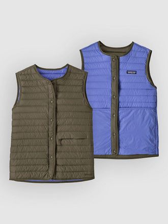 Patagonia Lw Reversible Down Vest Cardigan vert
