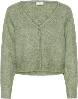 Kaffe Femme, Pulls, Vert, Taille: 36 FR Cardigans