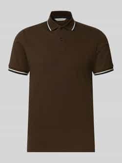 Selected Slim Fit Poloshirt aus Baumwoll-Mix Modell ATLAS