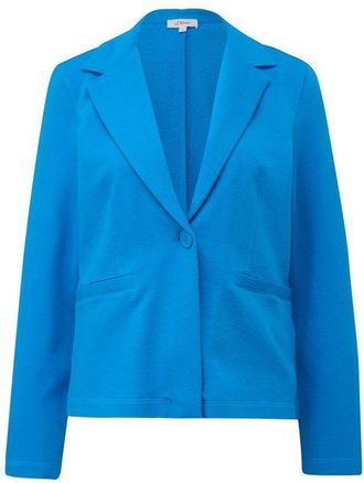 s.Oliver Sweatjacke Sweatshirt Jacke Blazer aus Sweatstoff