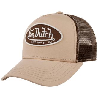 Von Dutch Trucker Cap Boston Powder Brown Braun, Size:OneSize
