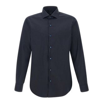 Barba Baumwollhemd - - Shirts - Herren - Blau - M
