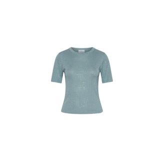 Marella Pacche003 T-Shirt - - Tops - Damen - Blau - S