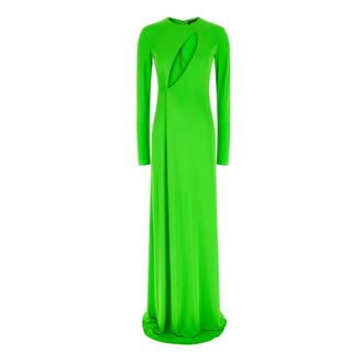 Tom Ford Lang&auml;rmeliges Abendkleid mit Schlitz vorne - - Dresses - Damen - Gr&uuml;n - 3XS