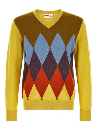 Ballantyne Pull Col Rond - Jaune
