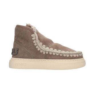 Mou Glitter Logo Eskimo Sneaker Boot - - Shoes - Damen - Grau - 36 EU
