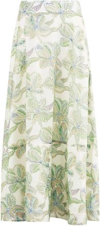 Riani Damen Maxirock DESERT ROSE PRINT