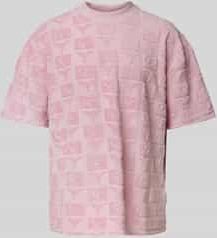 Carlo Colucci Loose Fit T-Shirt mit Stehkragen