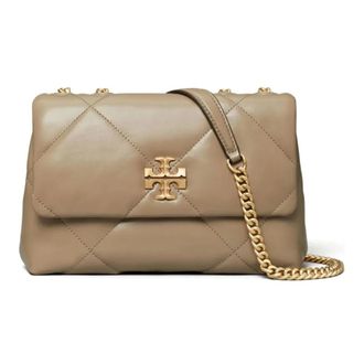 Tory Burch Kira Diamond Quilt Kleine Umh&auml;ngetasche mit Kettenriemen - - Bags - Damen - Braun - ONE SIZE